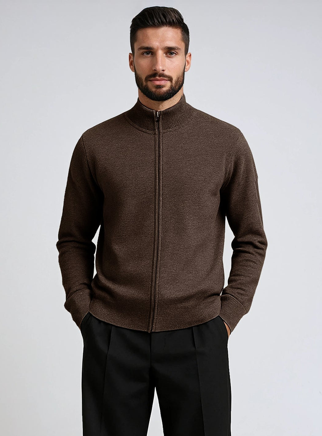 LEVON | Cardigan à poches – – Point Zero