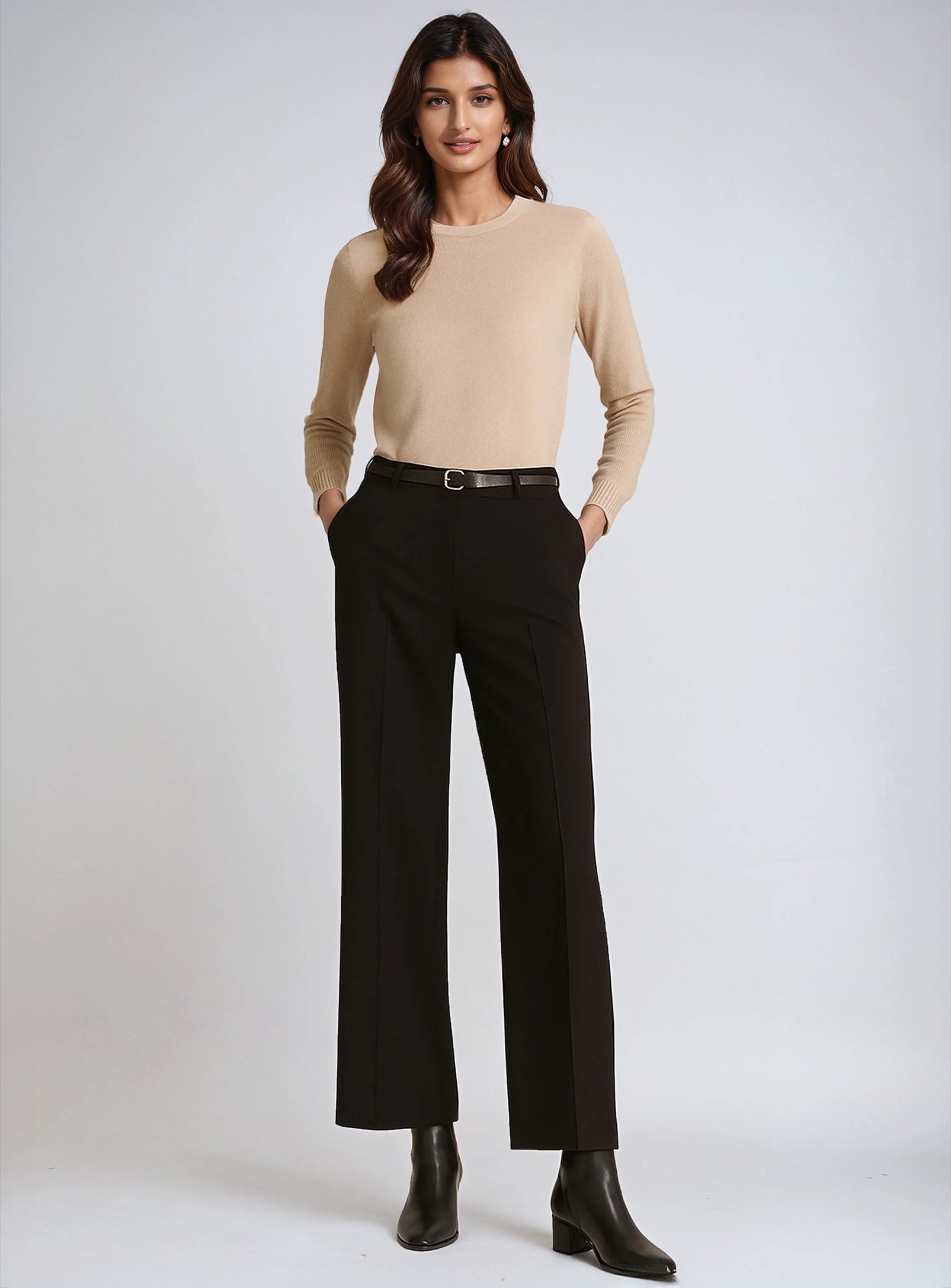 AREA | Wide Leg Ponte Pant – Point Zero